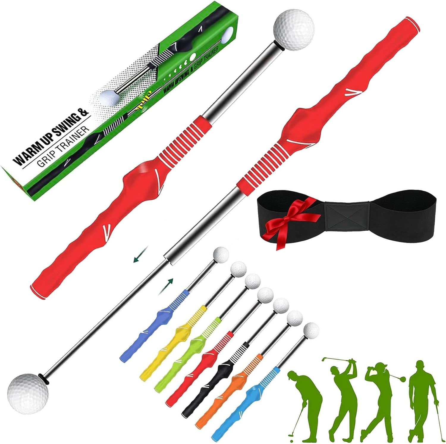 Gloryboom Telescopic Club, Retractable Golf Swing Training Aid ...