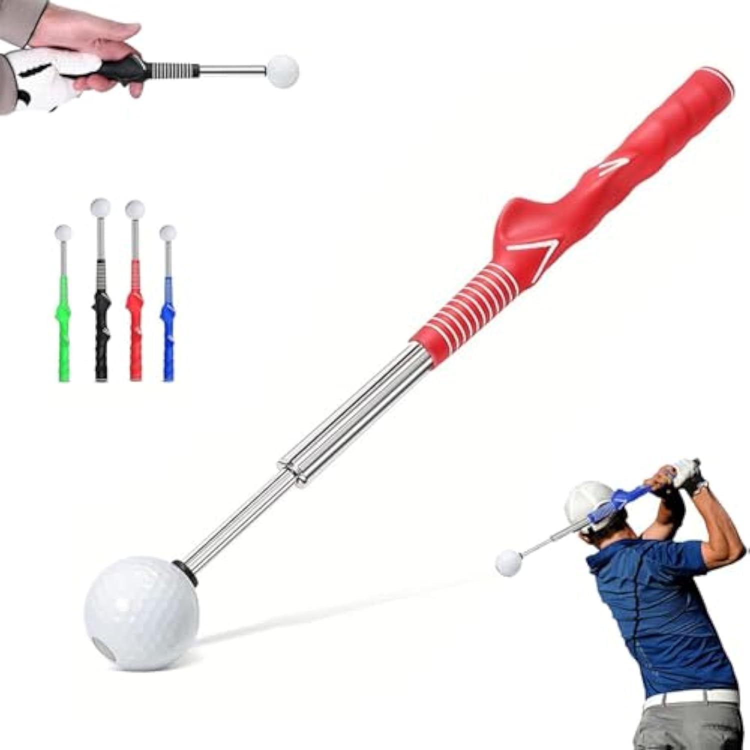Gloryboom Telescopic Club, Retractable Golf Swing Training Aid, Golf ...