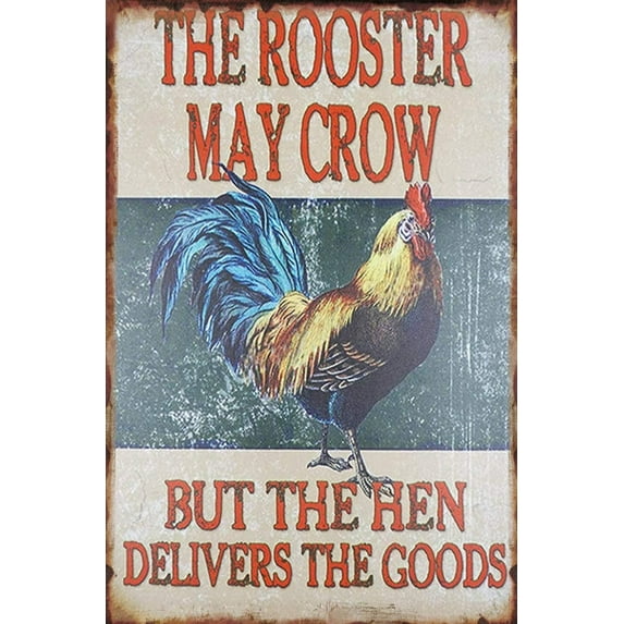 Gloryboom The Rooster May Crow But The Hen Delivers The Goods Chicken ...