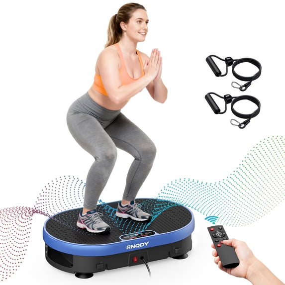 Anqdy Vibration Plate Exercise Machine for Lymphatic Drainage Weight ...
