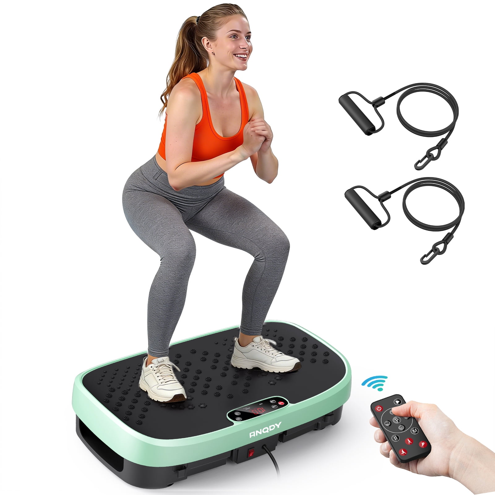 Anqdy Vibration Platform Exercise Machine Magnetic Acupoints Full Body ...