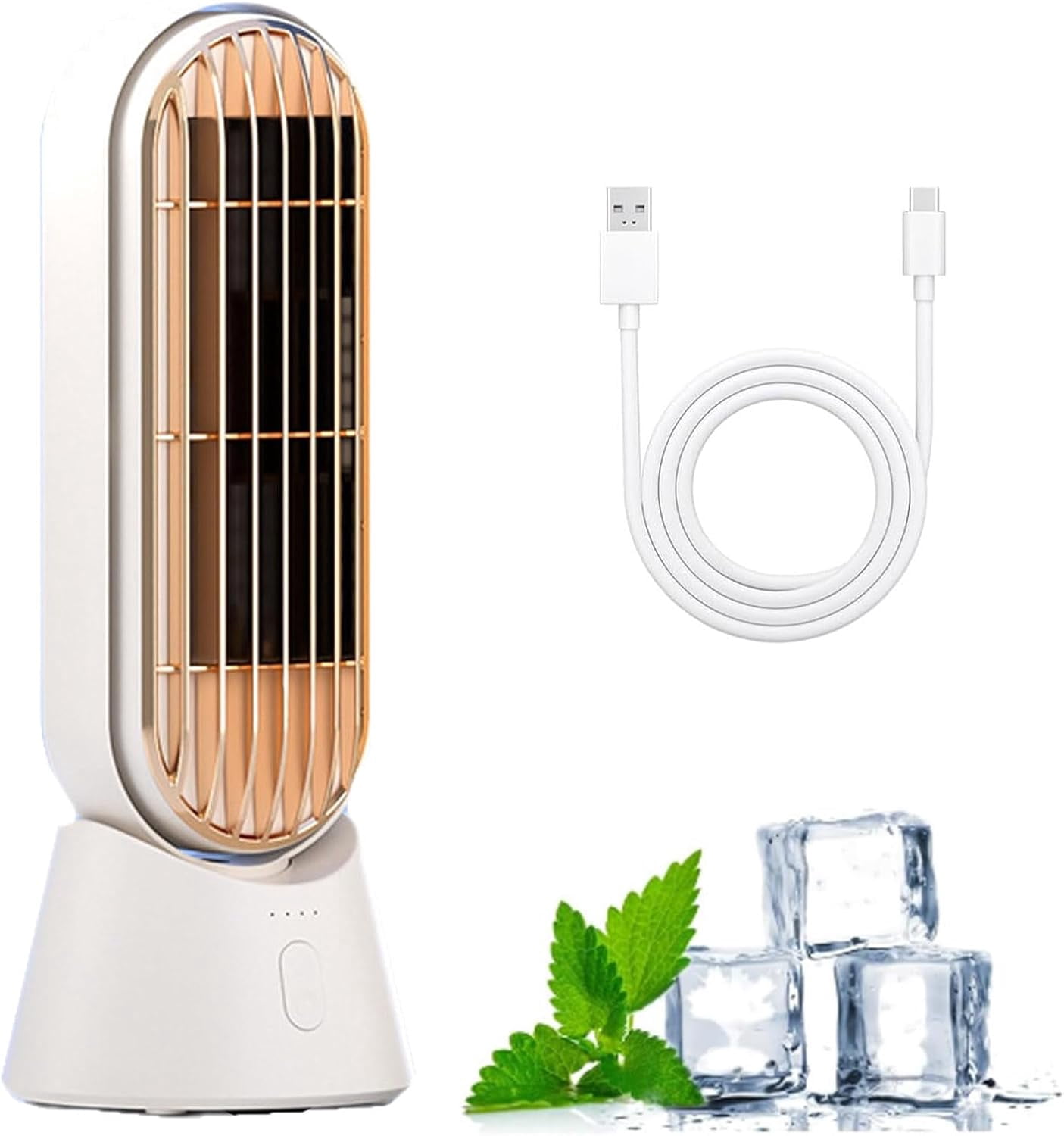 Glosrity Cooling Ace Air Conditioner, 3 Speeds Bladeless Silent Tower ...
