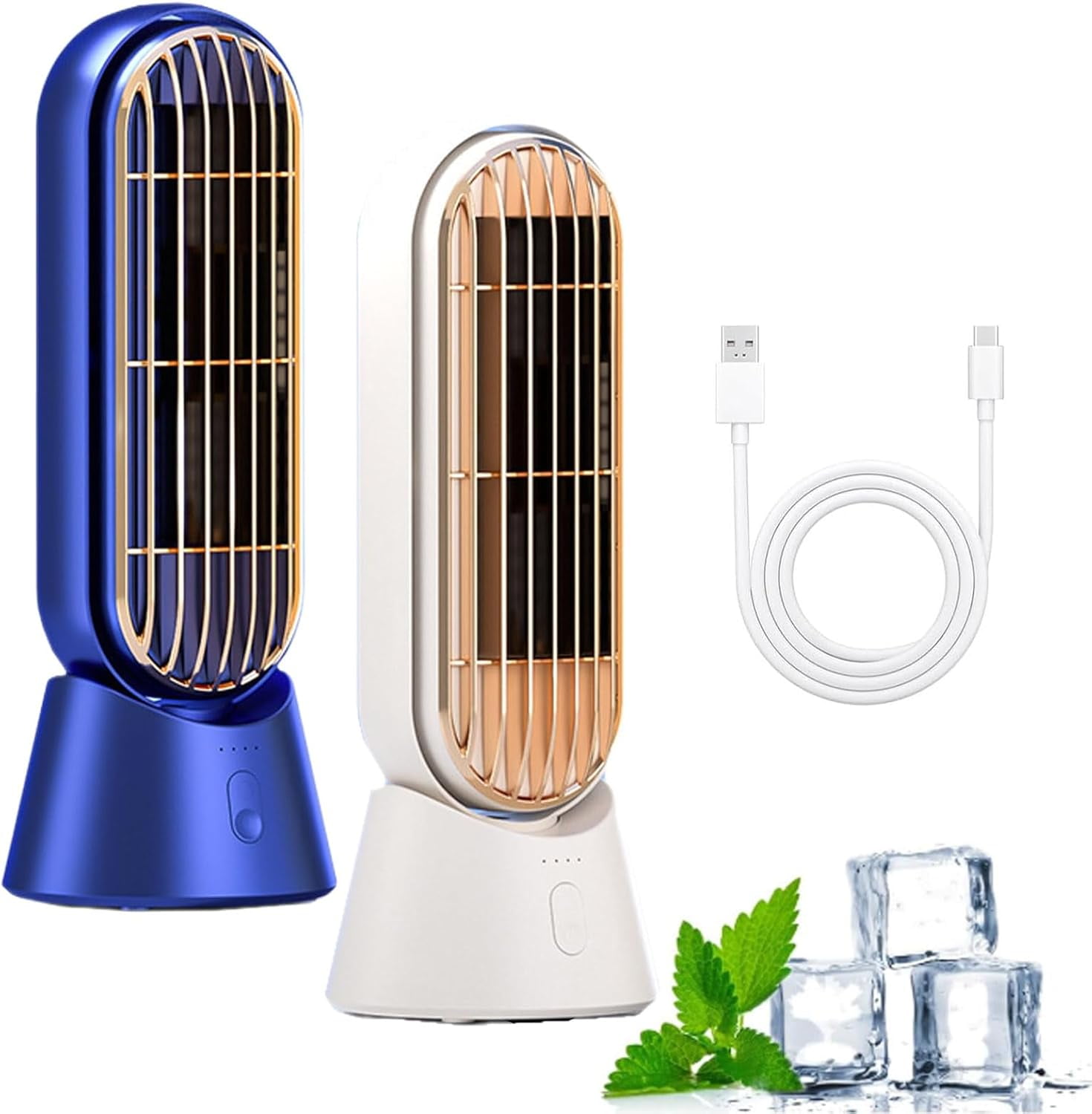 Glosrity Cooling Ace Air Conditioner, 3 Speeds Bladeless Silent Tower ...