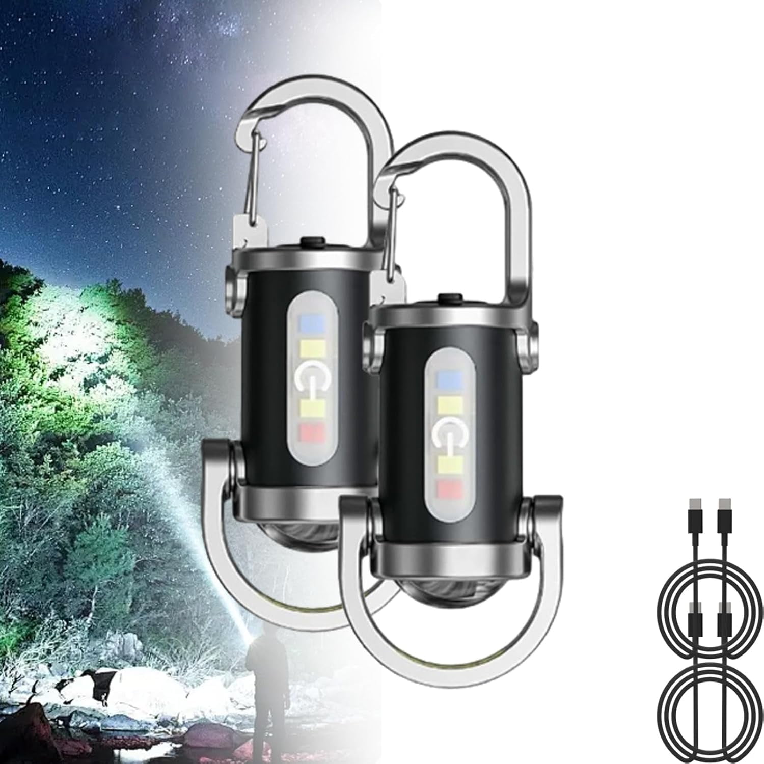 Glosrity Keyblazer, Portable Rechargeable Bright Keychain Flashlight ...