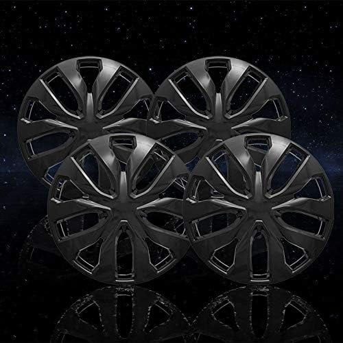 Gloss Black 10 Spoke 17" Wheel Covers for Nissan Rogue S 2014-2020 ...
