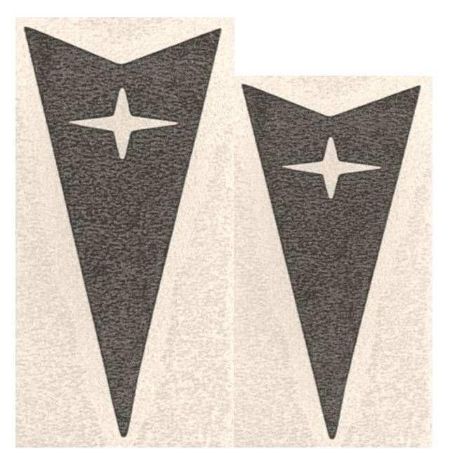 Gloss Black Arrowhead Emblem Overlay Decal Set For 2004-2006 Pontiac ...