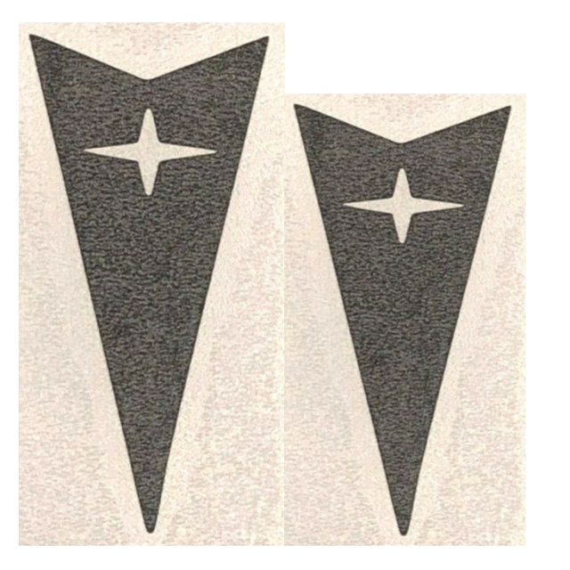 Gloss Black Arrowhead Emblem Overlay Decal Set For 2004-2006 Pontiac ...