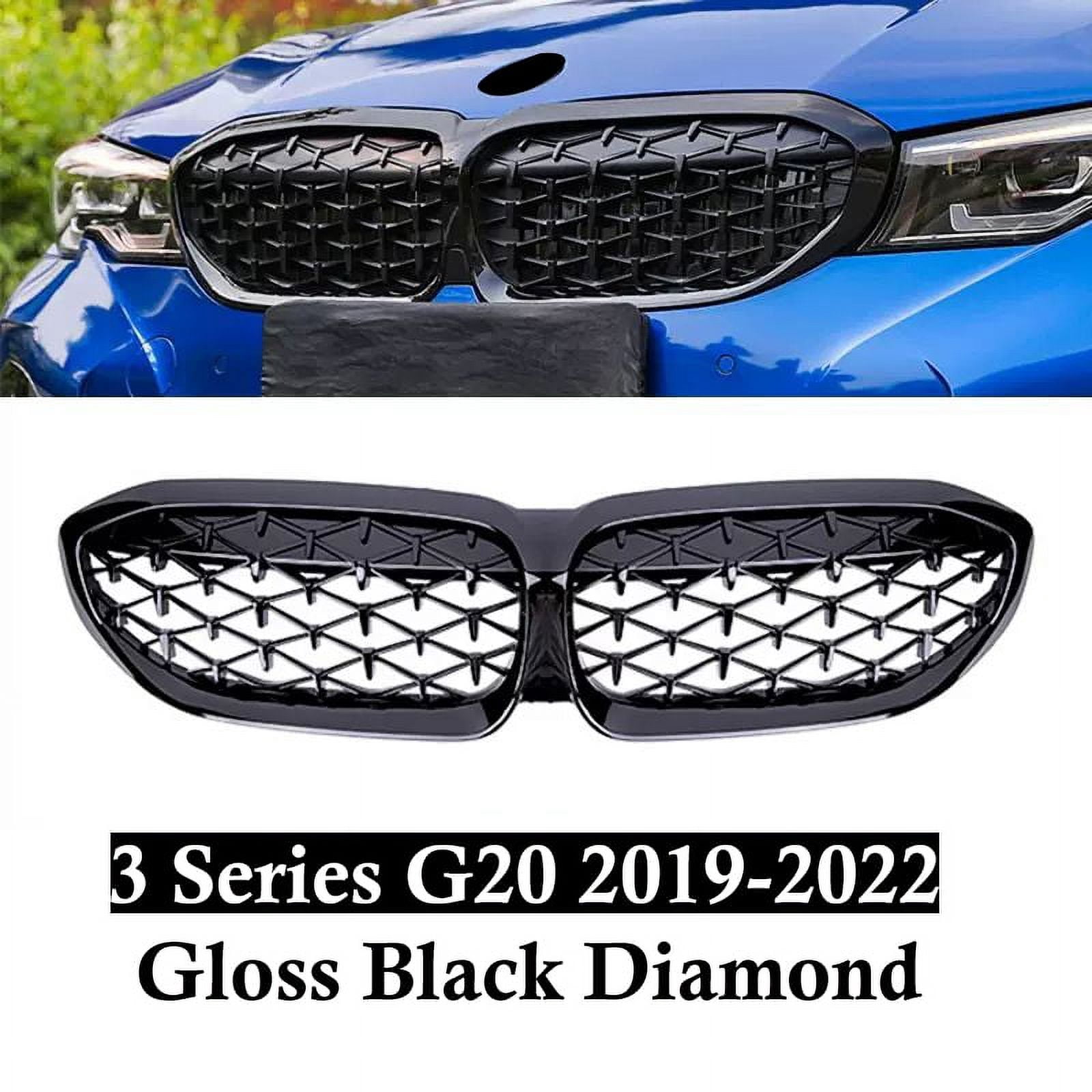 Gloss Black Kidney Grille Grill Fit for BMW G20/G28 2020-2022 3 Series ...