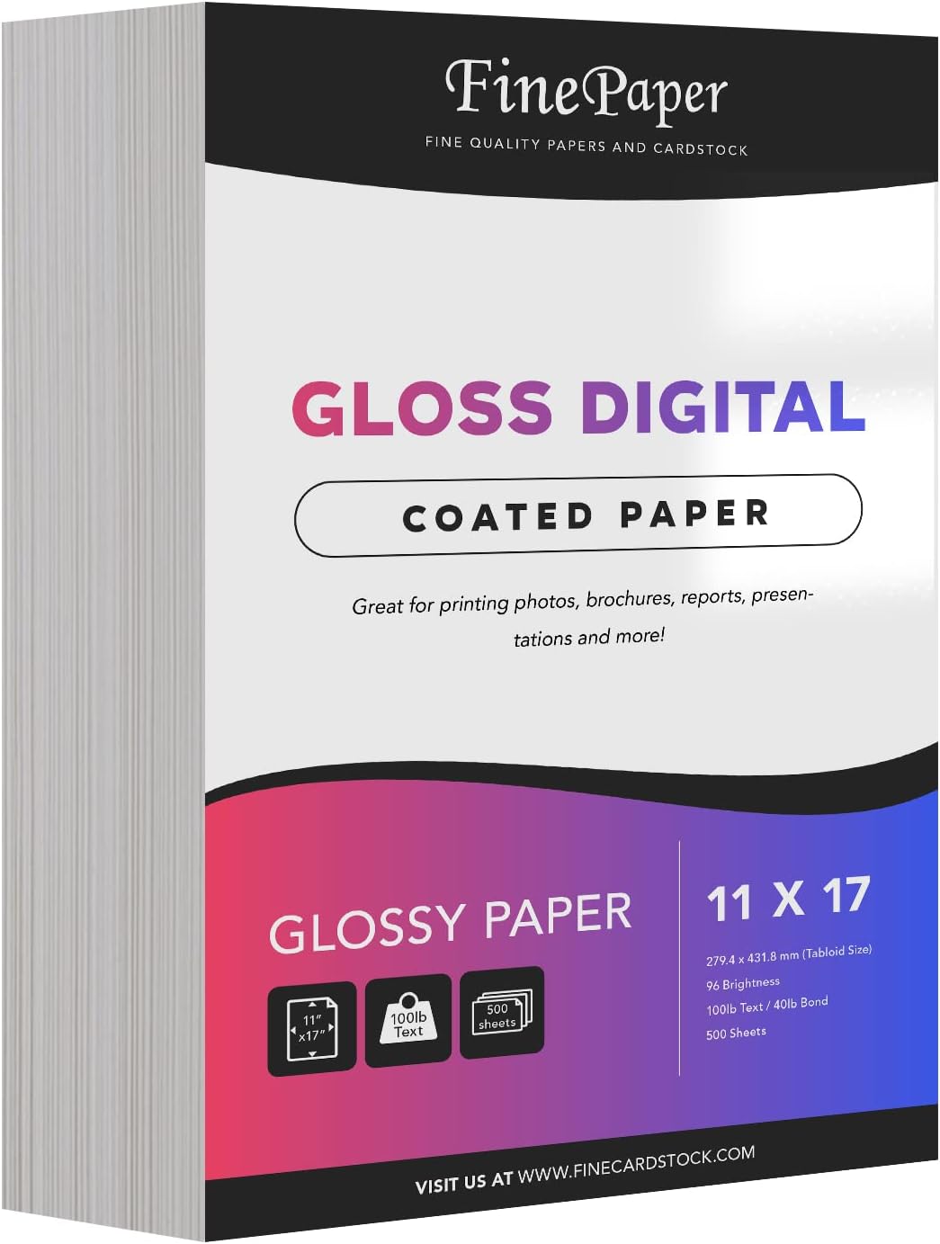 Gloss Digital Paper – Perfect for Color Laser Printing, Design ...