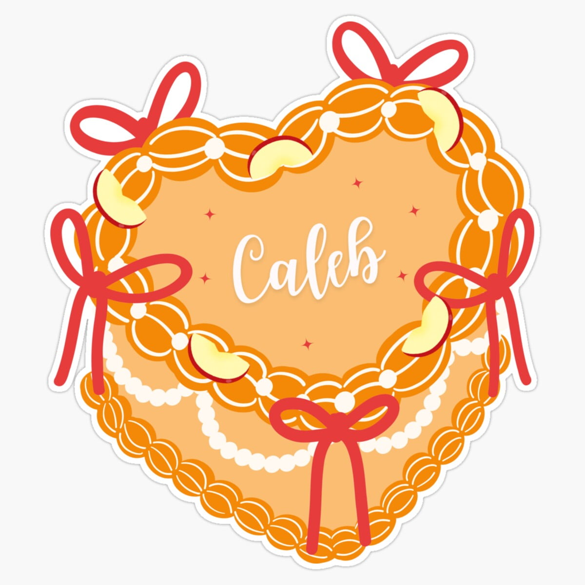 Gloss Dot Caleb Heart-Shaped Cake | Love And Deepspace | Vintage Cake ...