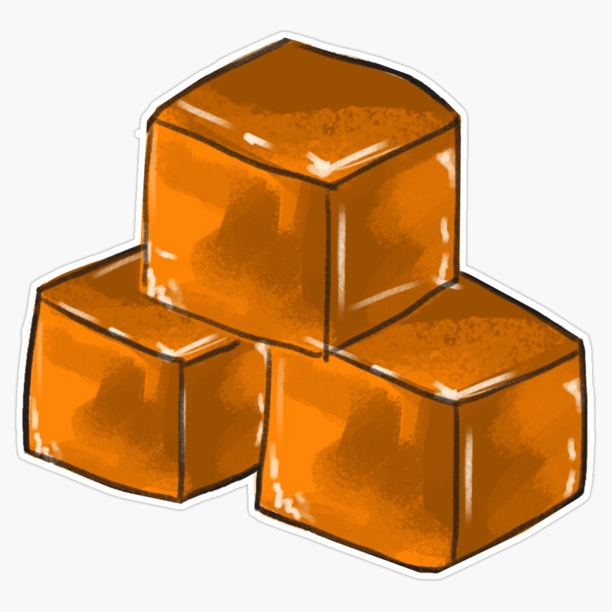 Gloss Dot Caramel Redbubble Er Er, Phone Decal Water Bottle Stickers ...