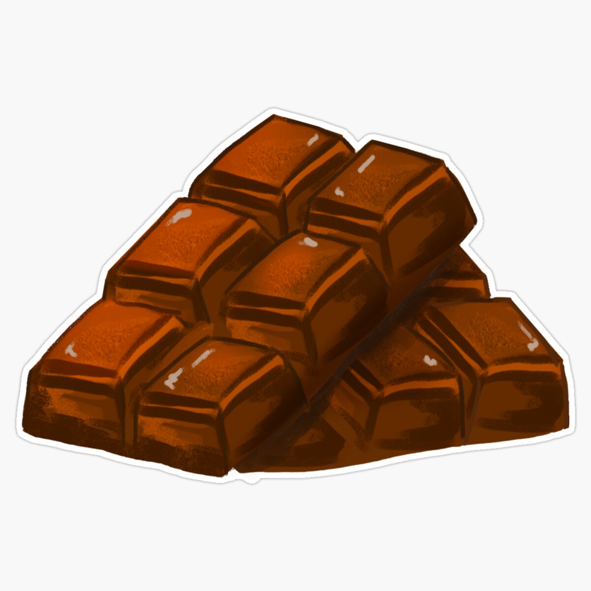 Gloss Dot Chocolate Redbubble Er Er, Phone Decal Water Bottle Stickers ...