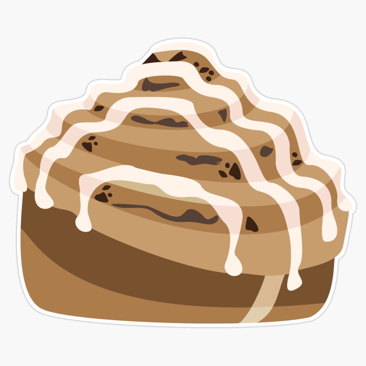 Gloss Dot Cinnamon Roll Er, Phone Decal Water Bottle Stickers Car ...