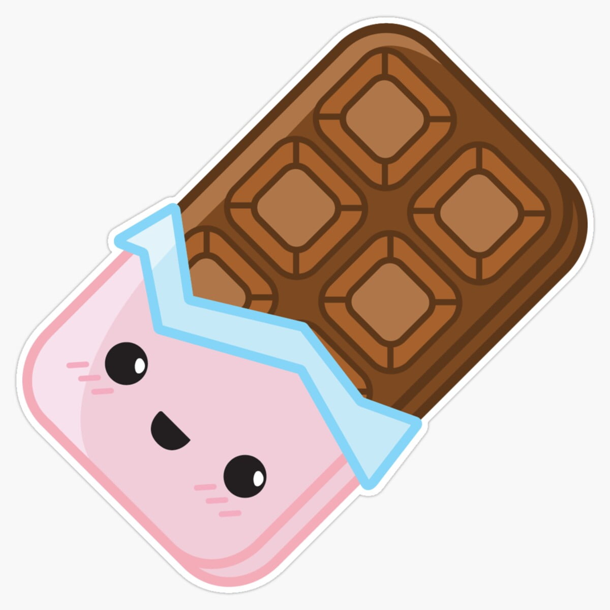 Gloss Dot Cute Chocolate Bar 2 Er, Phone Decal Water Bottle Stickers ...