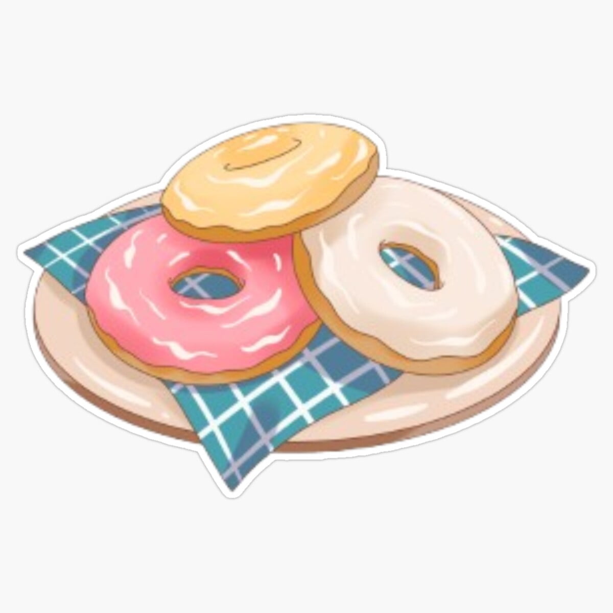 Gloss Dot Doughnuts Design Er, Phone Decal Water Bottle Stickers Car ...