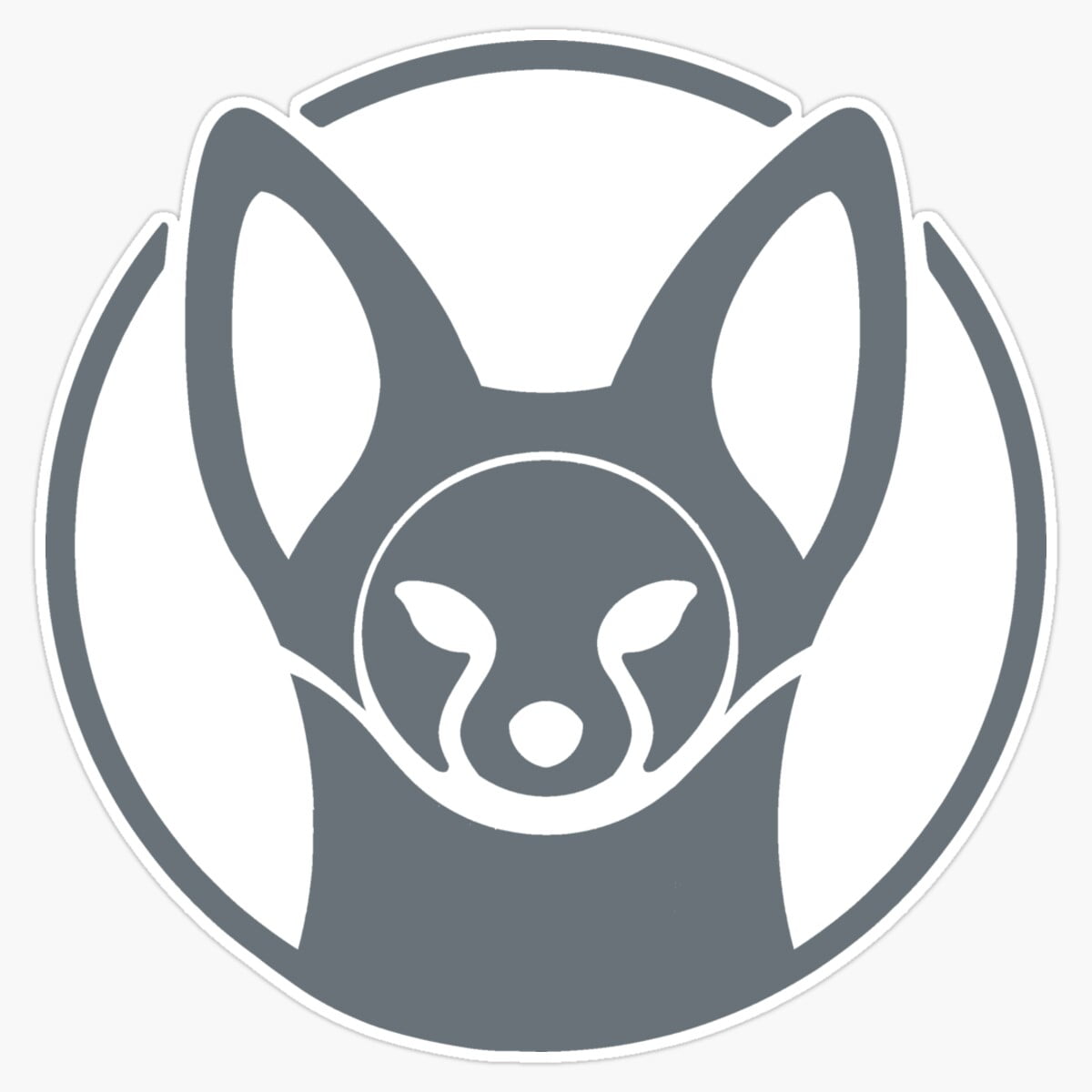 Gloss Dot Fennec Fox. Minimalist, Stylized Art Of A Desert Creature ...