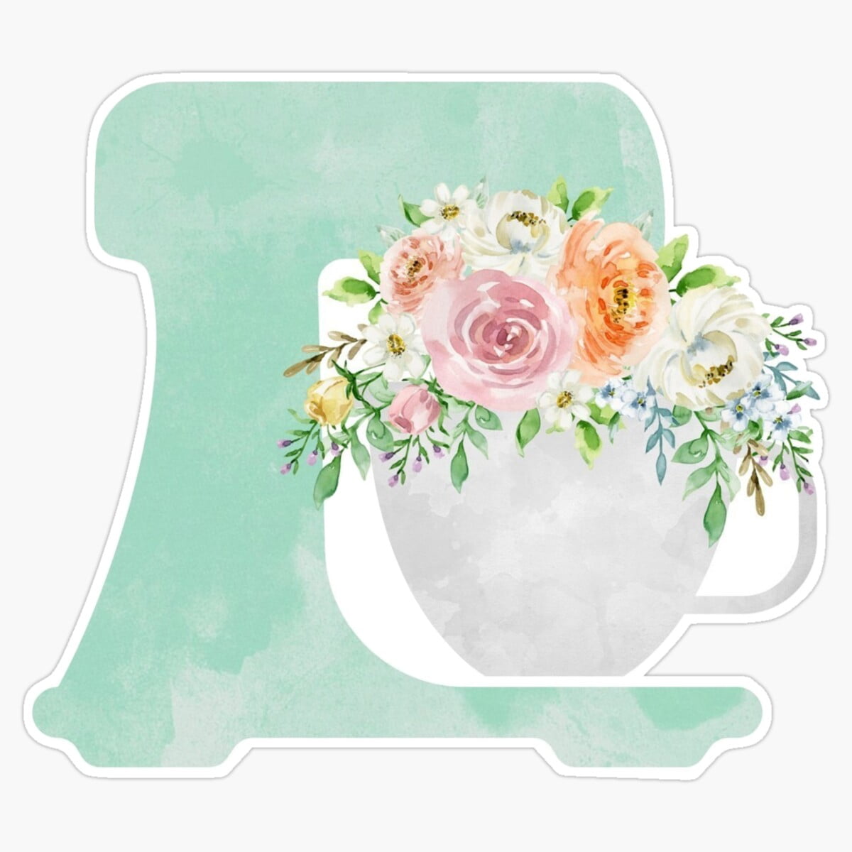 Gloss Dot Floral Mixer Vinyl Er Er, Phone Decal Water Bottle Stickers ...