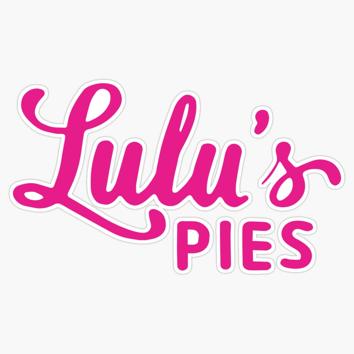 Gloss Dot Lulu'S Pies Menu Logo - Waitress The Musical - Broadway, West ...
