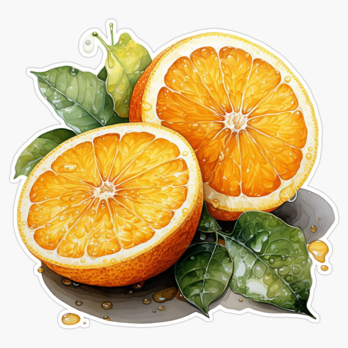 Gloss Dot Orange Clipart,Watercolor Orange Er, Phone Decal Water Bottle ...