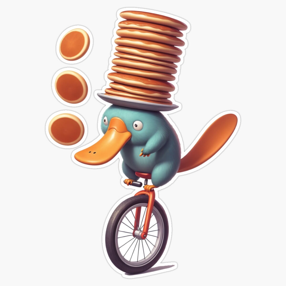 Gloss Dot Ornitho-Crêpes: The Flat-Beaked Acrobat And The Pancake Tower ...