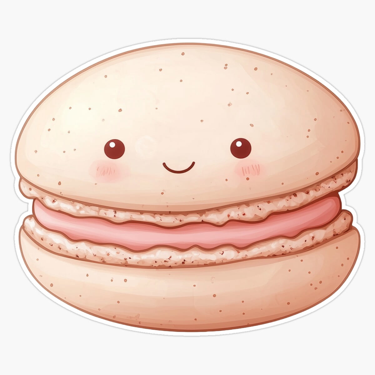 Gloss Dot Pink Macaron Er, Phone Decal Water Bottle Stickers Car Decals ...