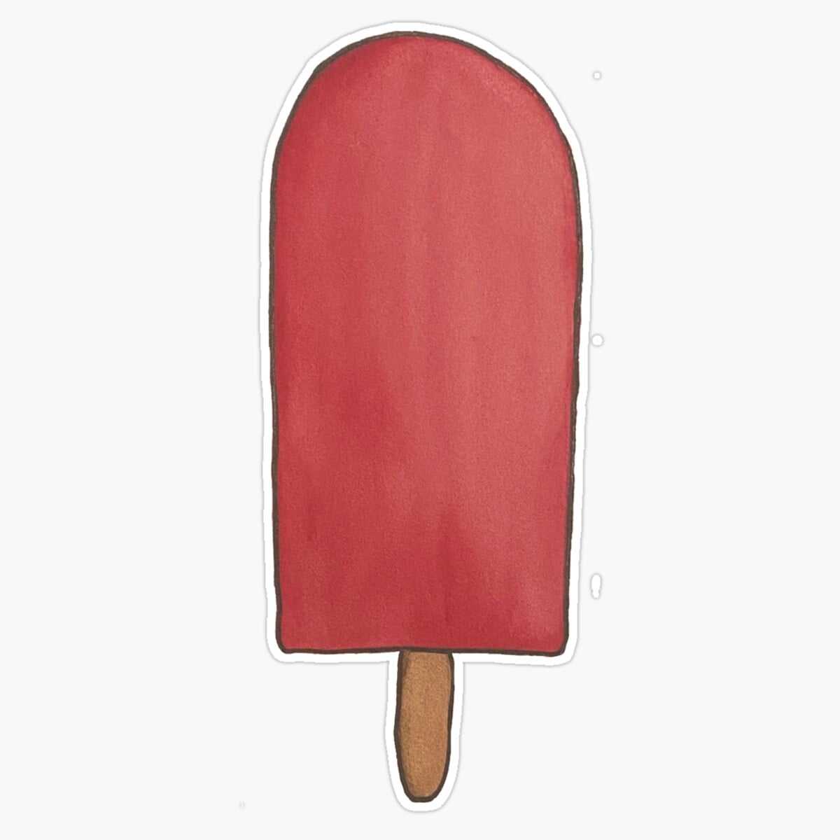 Gloss Dot Red Popsicle Er, Phone Decal Water Bottle Stickers Car Decals ...