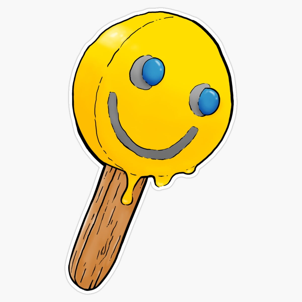 Gloss Dot Smiley Pop Er, Phone Decal Water Bottle Stickers Car Decals ...