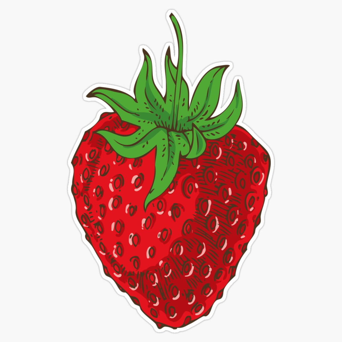 Gloss Dot Strawberry Fields Er, Phone Decal Water Bottle Stickers Car ...