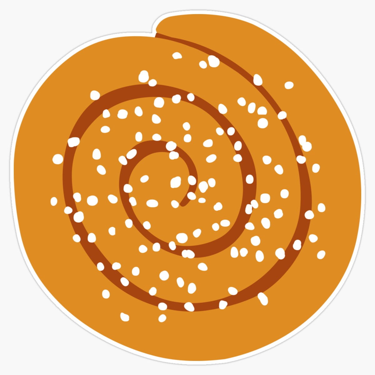 Gloss Dot Swedish Cinnamon Roll Er, Phone Decal Water Bottle Stickers ...