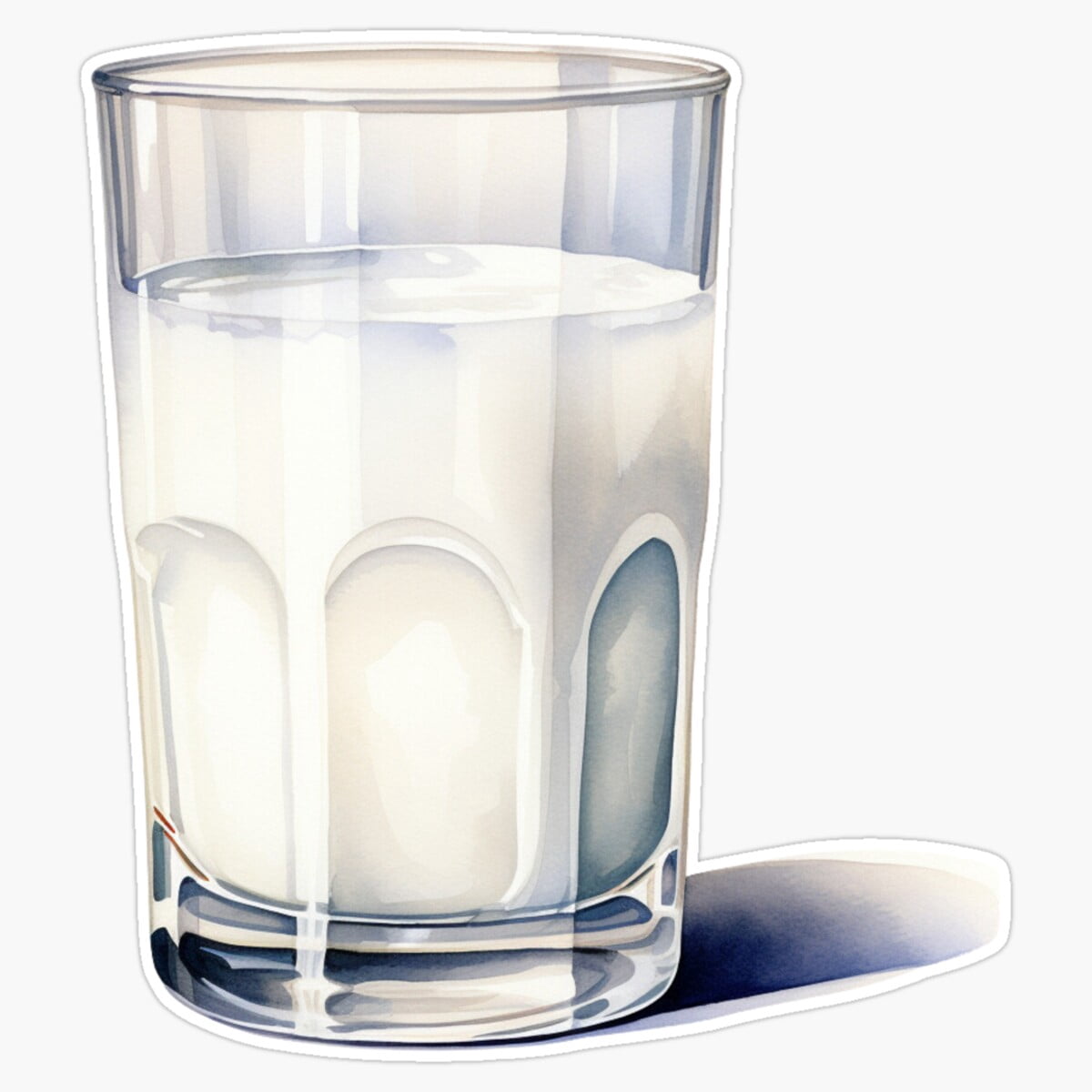 Gloss Dot Water Color Drawing Of A Glof Milk Er, Phone Decal Water ...