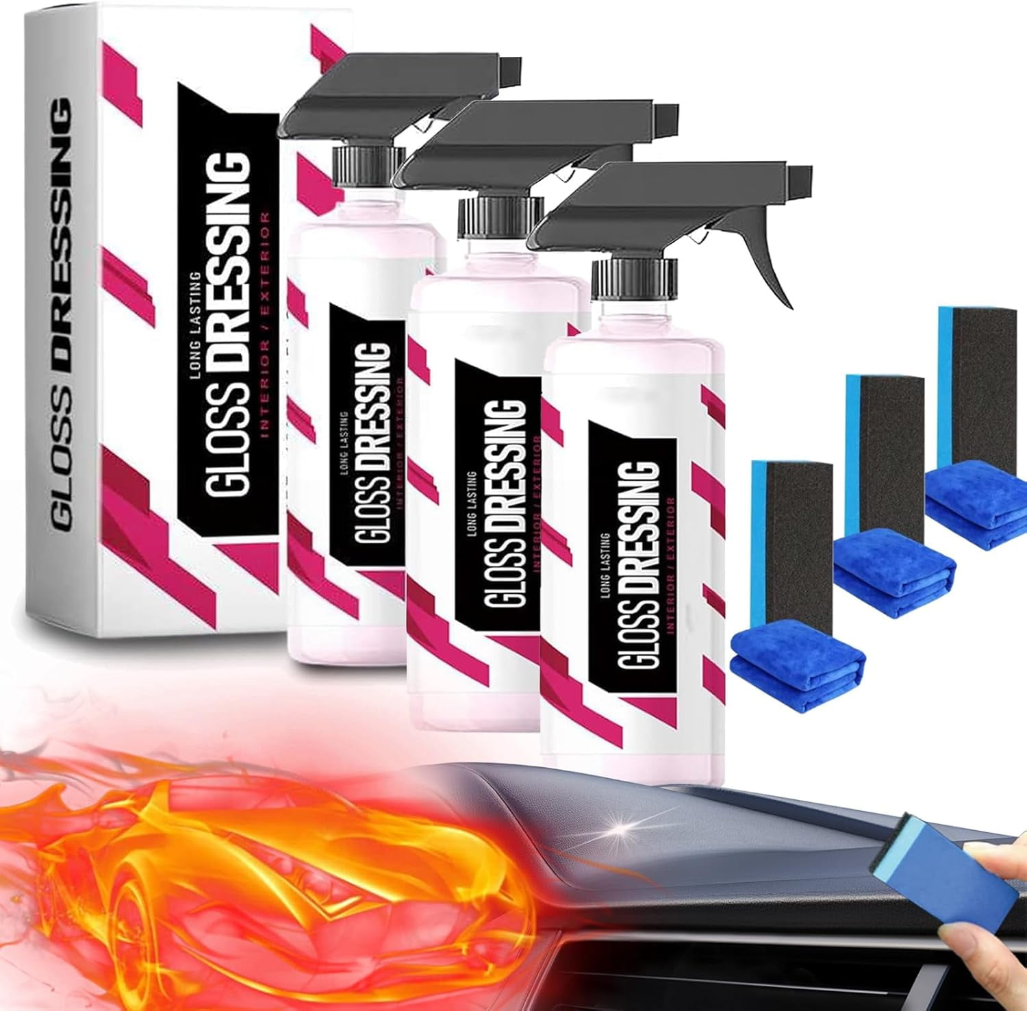 Gloss Dressing, 2025 New Trim & Tire Dressing - Restore Faded Plastics ...