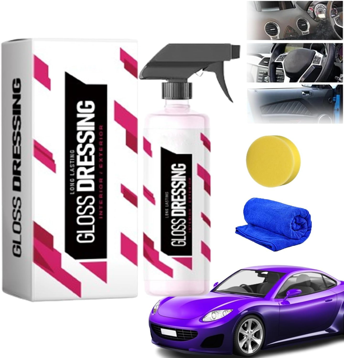 Gloss Dressing for Floor Mats, Gloss Dressing for Plastic, Crystal ...