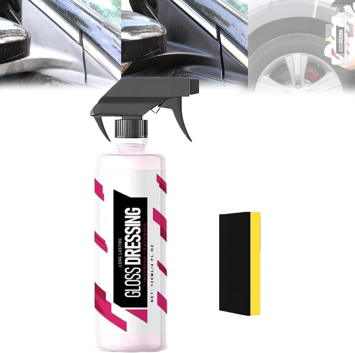 Gloss Dressing - Plastic, Trim & Tire Dressing - Restore Faded Plastics ...