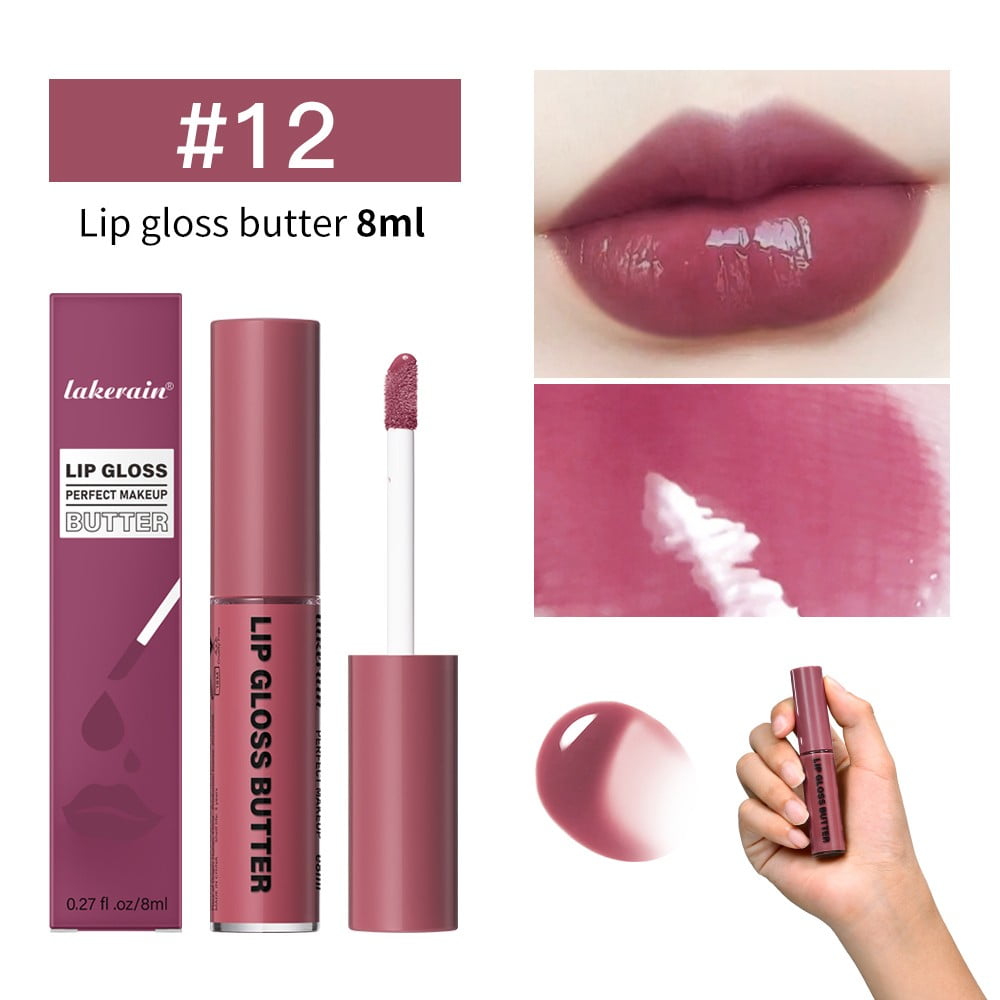 Gloss Lipstick | Moisturizing Water Glazed Lip Gloss | 8ml | Glass ...