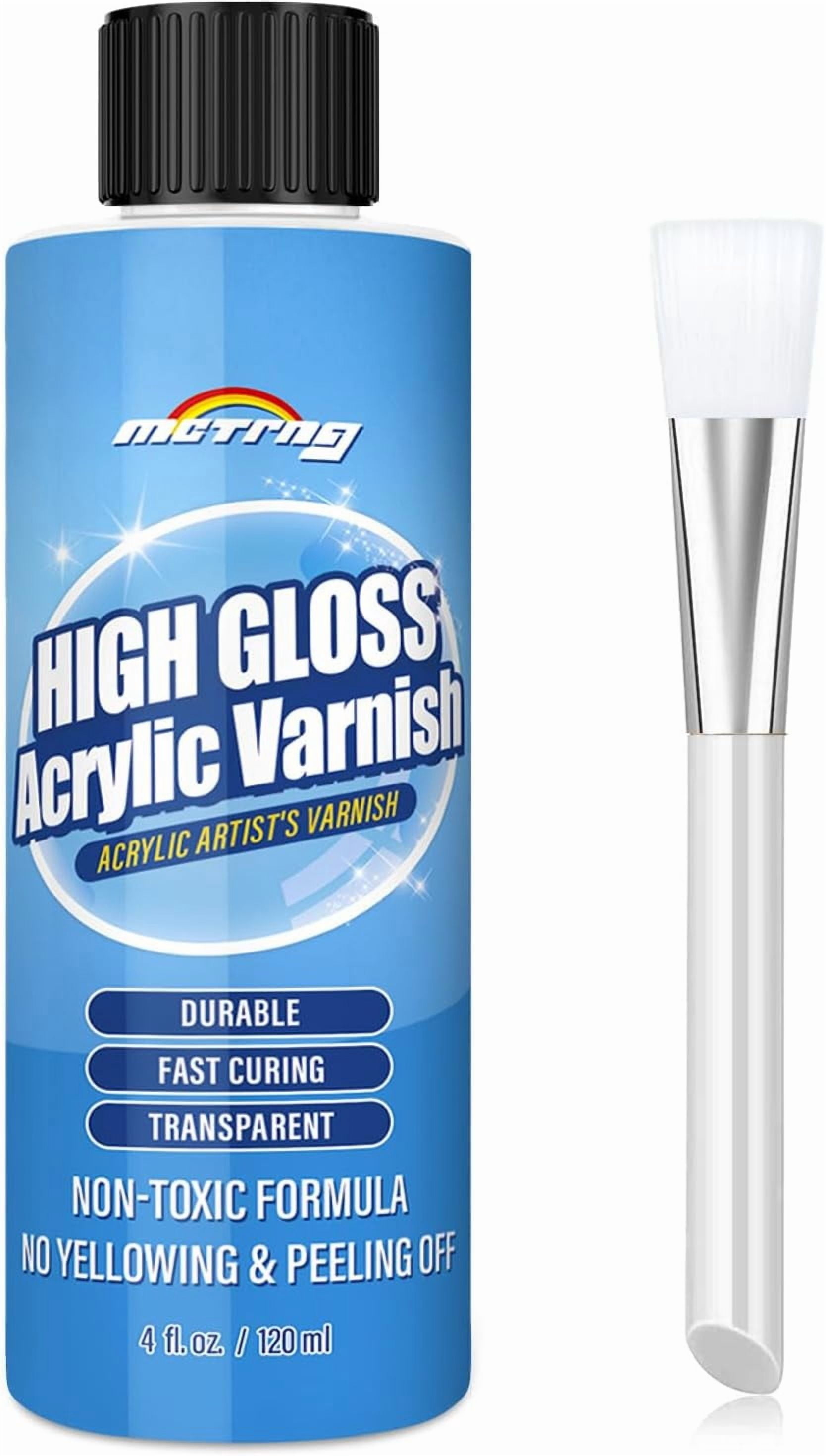 Gloss Varnish for Acrylic Painting, Artist's Varnish, Non-Yellowing ...