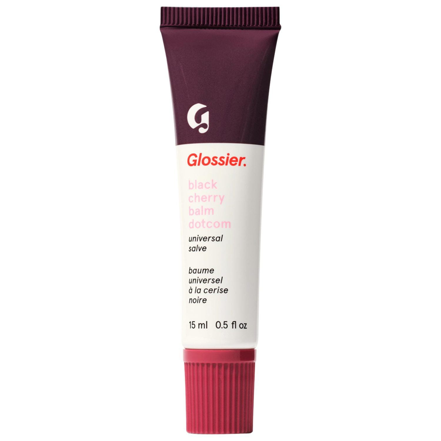Glossier Balm Dotcom Lip Balm and Skin Salve Color: Black Cherry Size ...