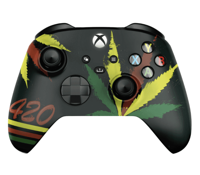 "Glossy 420" Xbox One X SMART Custom Rapid Fire Modded Controller. FPS ...