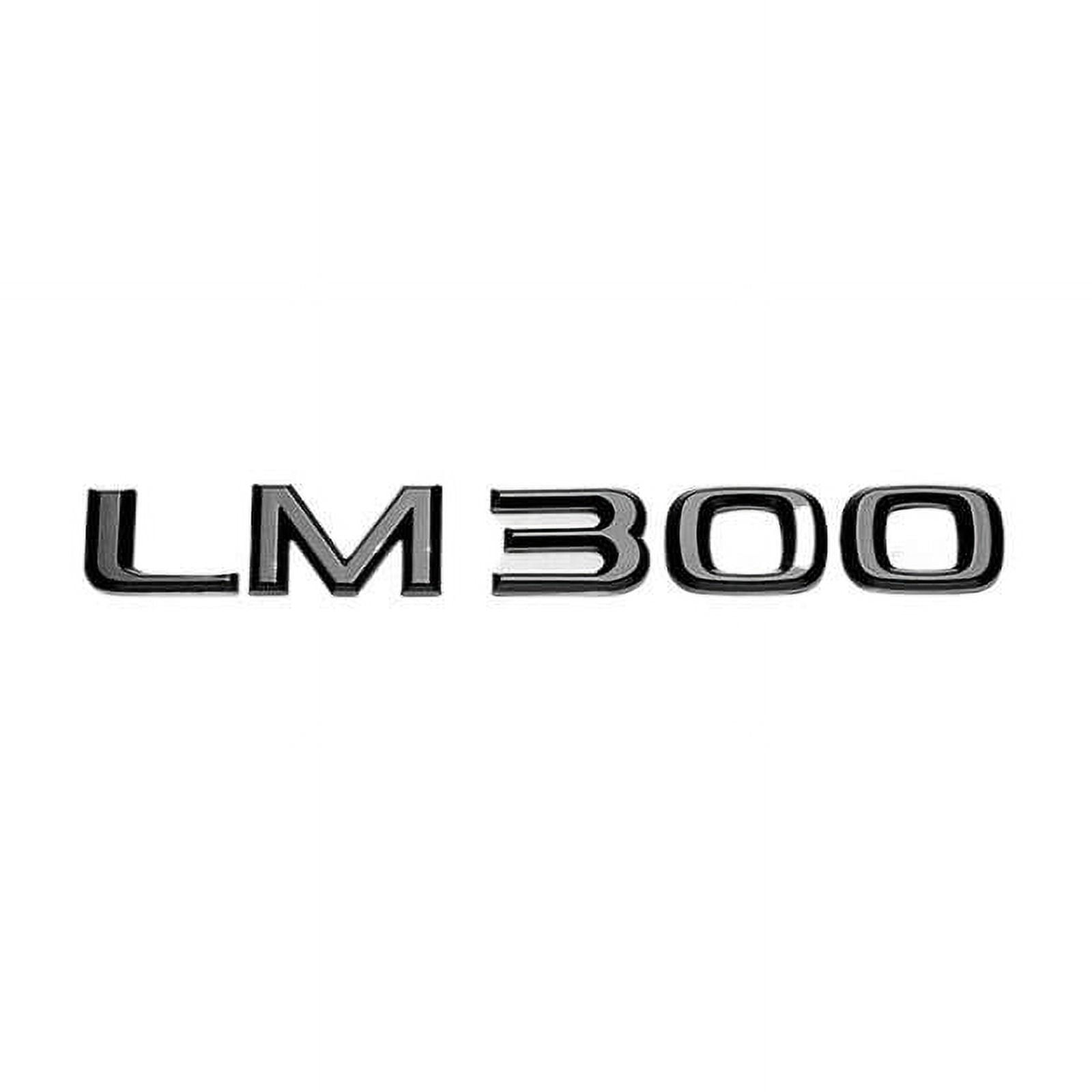 Glossy Black 3D ABS Letters Number LM300 LM350 LM300h HYBRID Emblem ...
