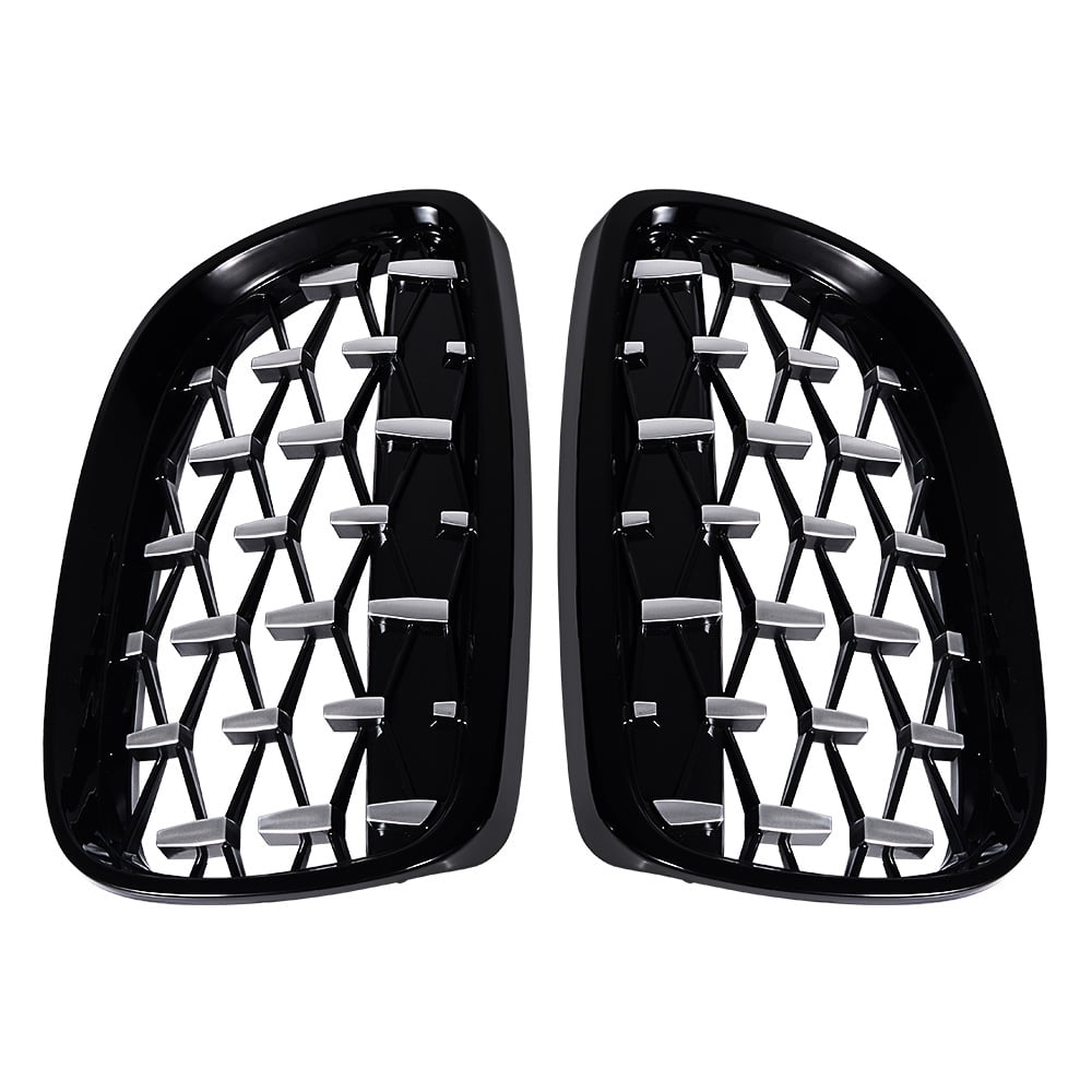 Glossy Black Chrome Front Kidney Grill Grille for 07-10 BMW E92 E93 08 ...