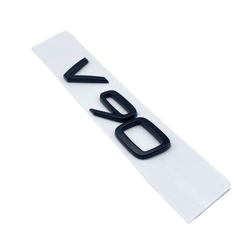 Glossy Black Emblem Nameplate Sticker Fit For Volvo V90 B5 B6 T5 T6 Car ...