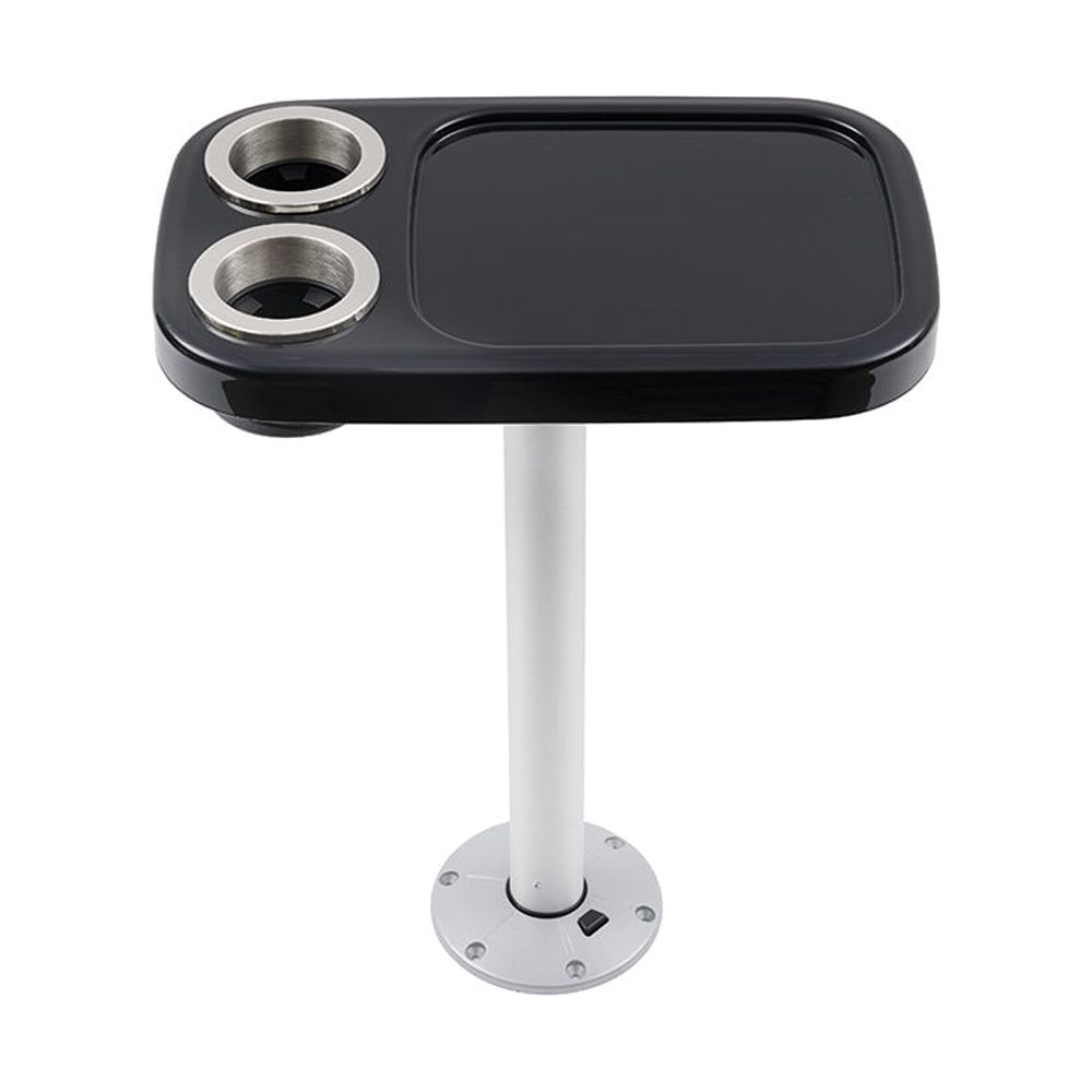 Glossy Black - Non-lit Cocktail Boat Table Systems - Walmart.com
