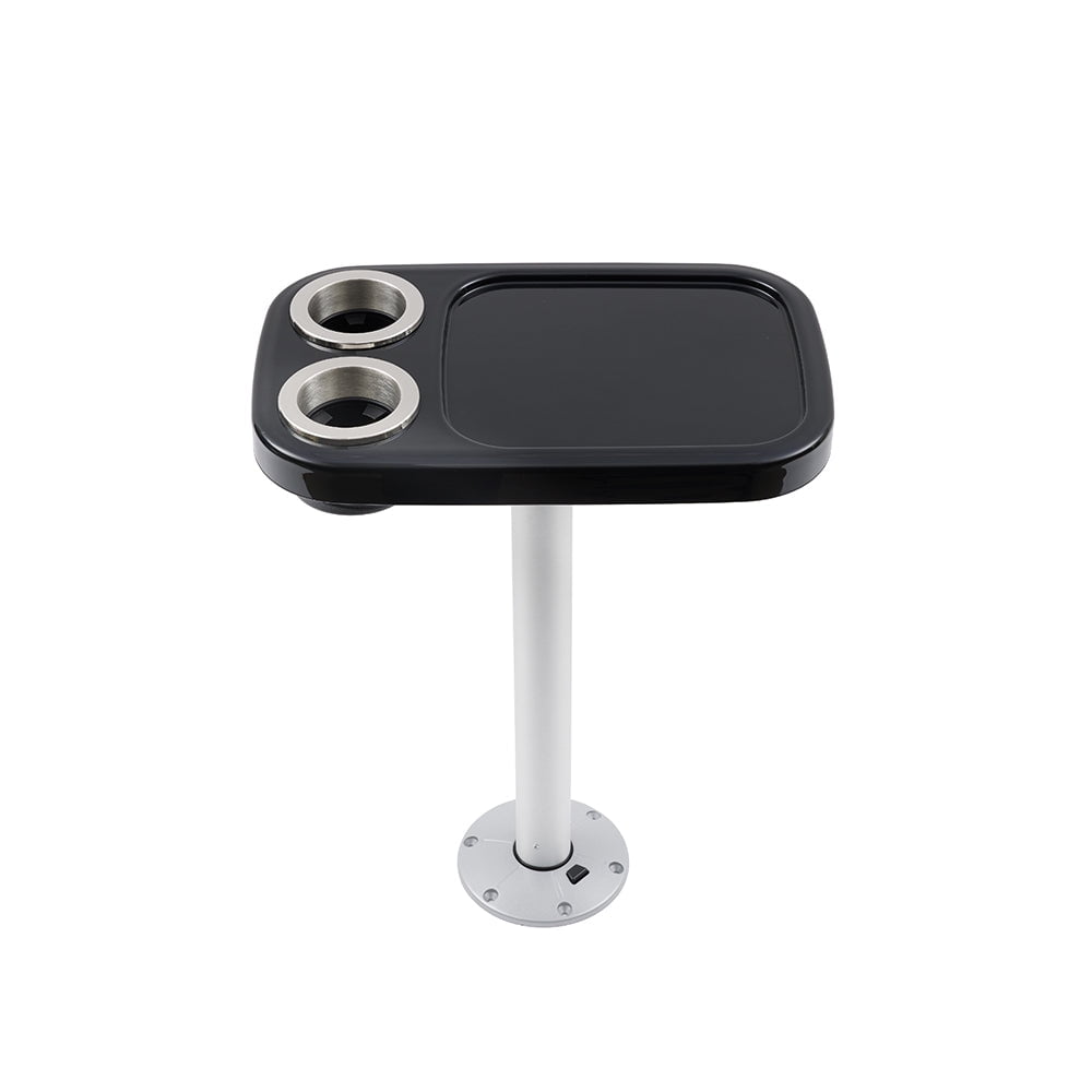Glossy Black - Non-lit Cocktail Boat Table Systems - Walmart.com