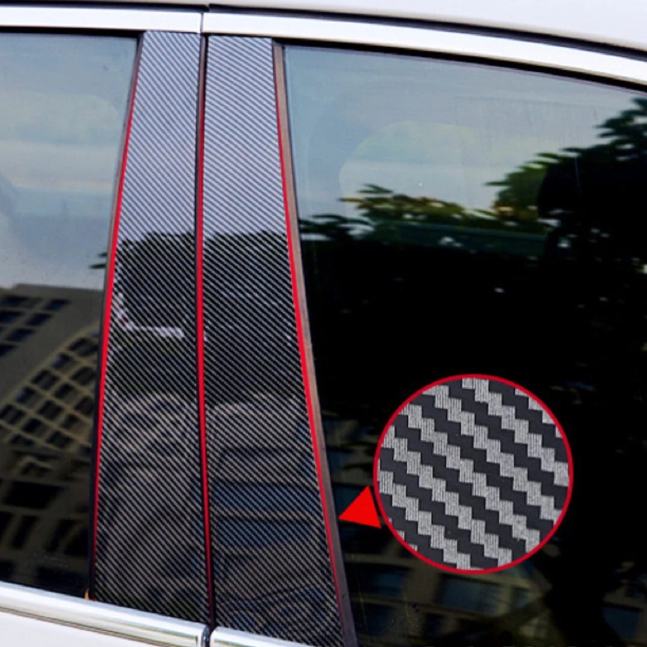 Glossy Black Pillar Post Fit For Hyundai Kona Encino Kauai 2018 2019 ...