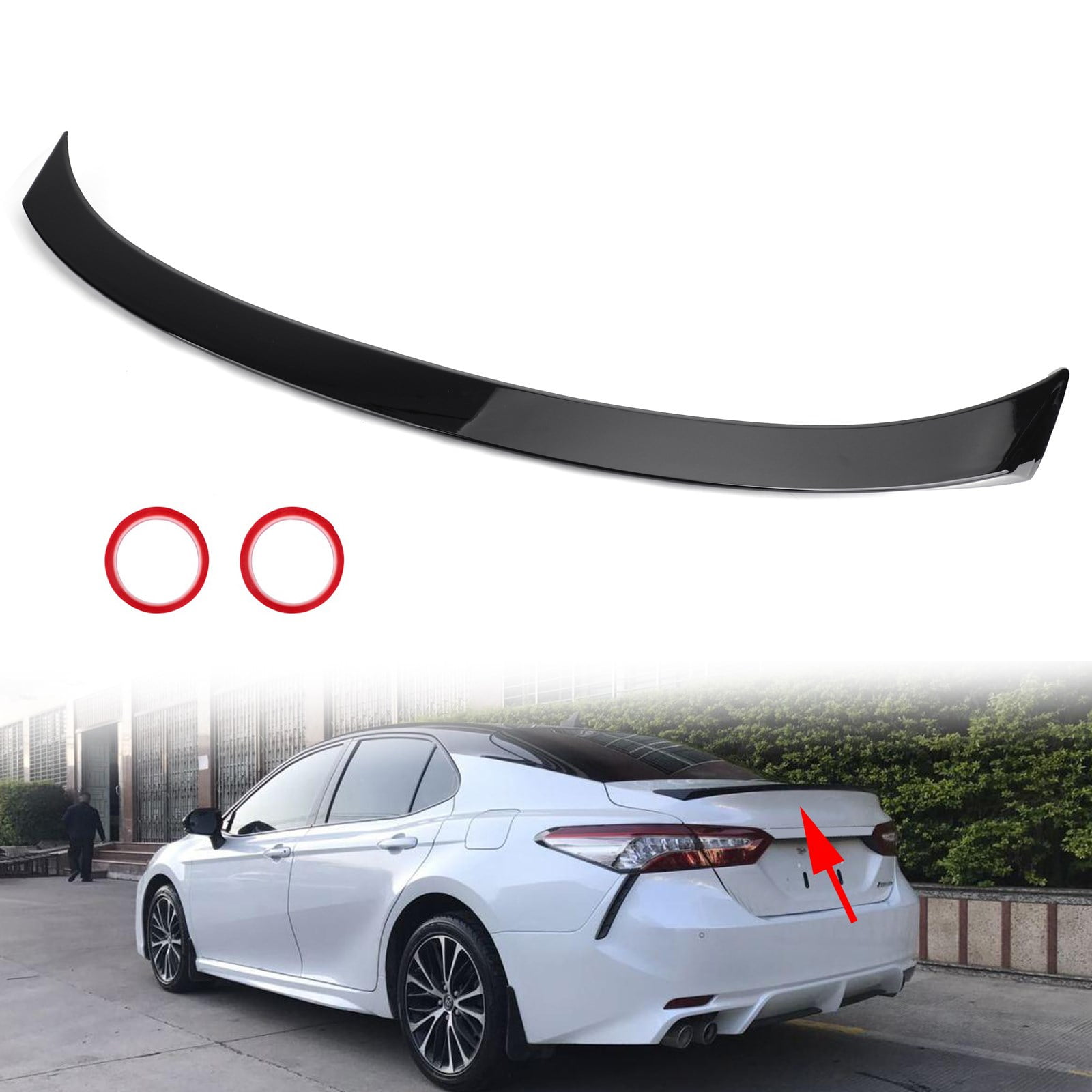 Exterior Car Accessory 2025 Toyota Camry Roof Spoiler - Wing With Drill ...