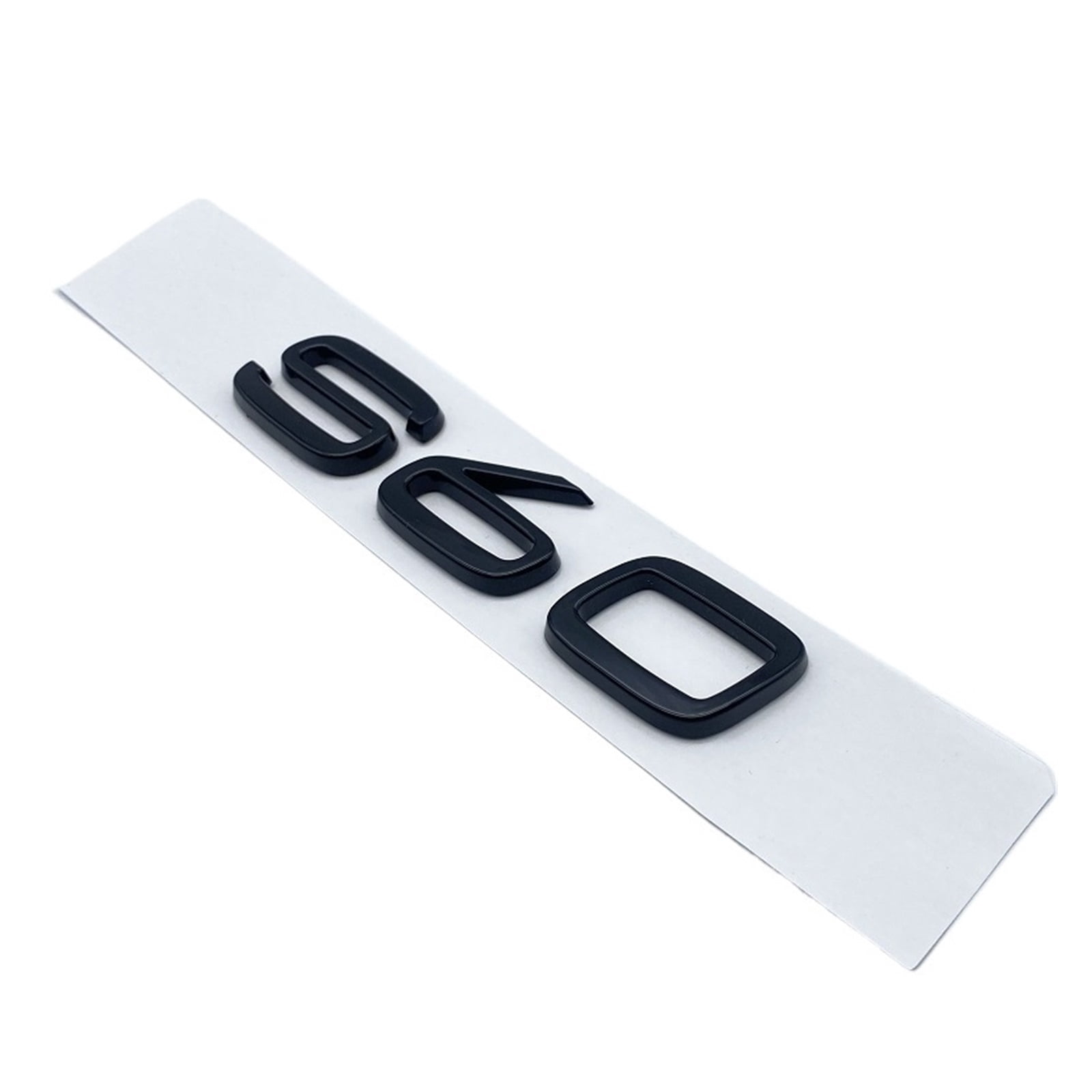 Glossy Black Silver Emblem Nameplate Sticker Fit For Volvo S60 T5 T6 ...