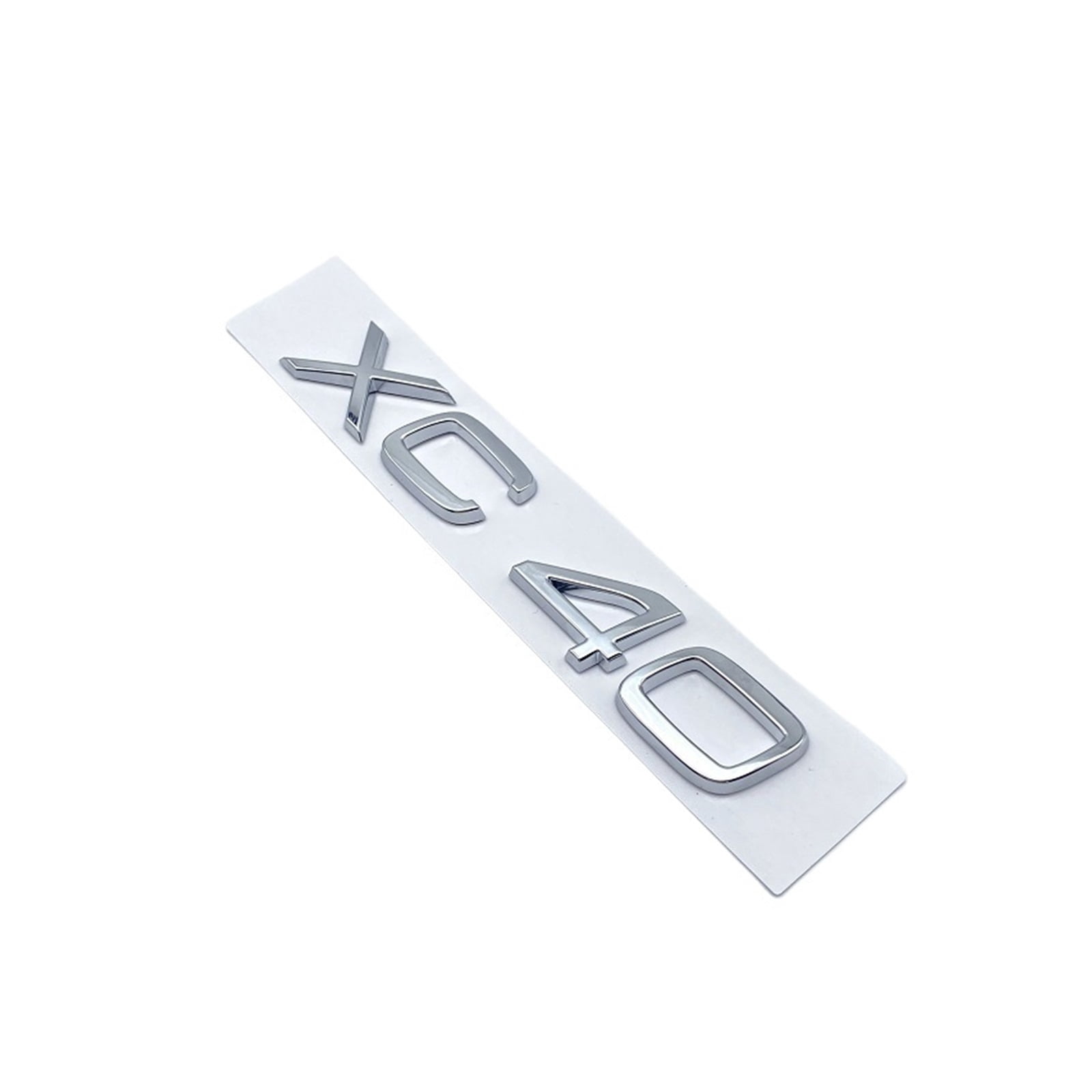 Glossy Black Silver Emblem Nameplate Sticker Fit For Volvo XC40 B3 B4 ...