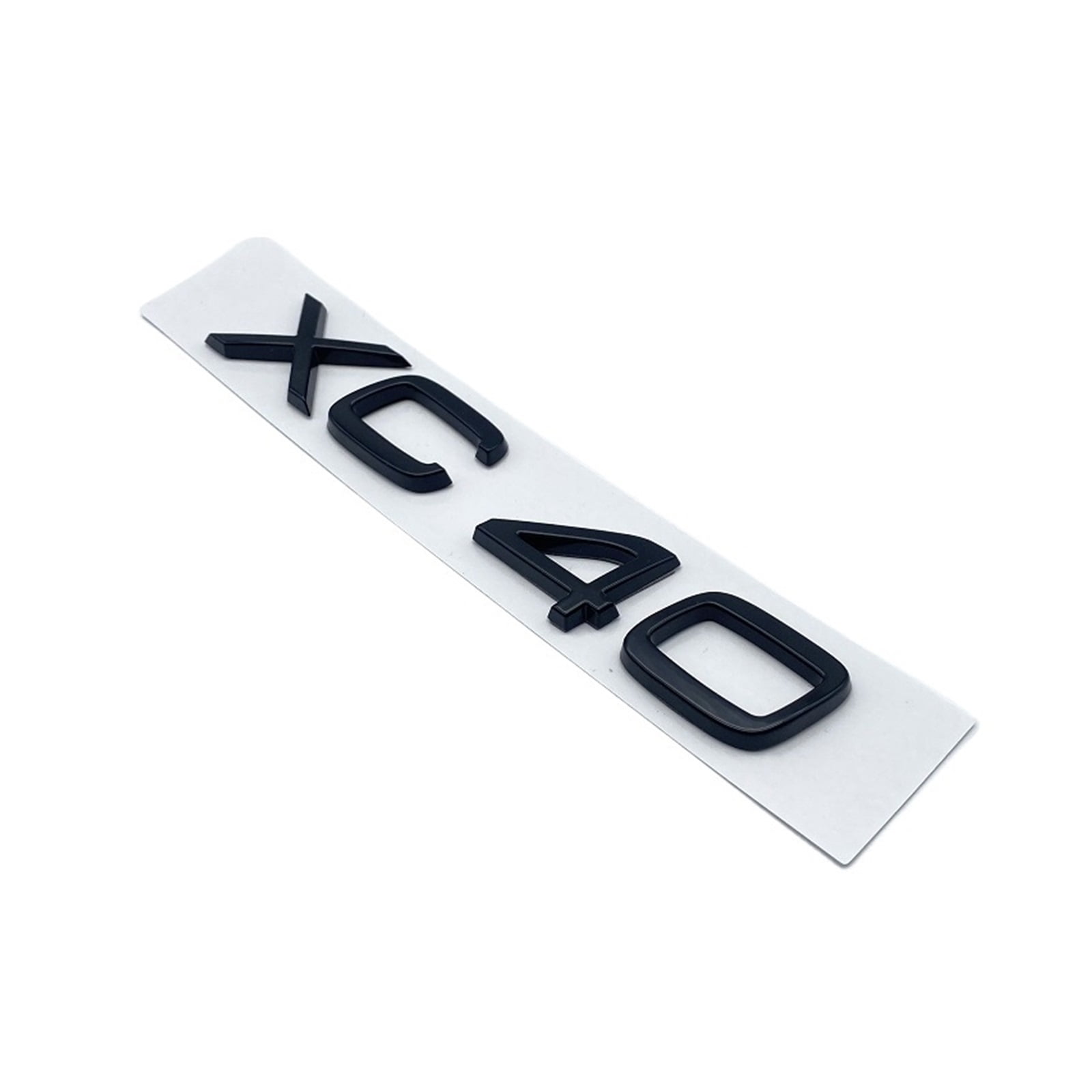 Glossy Black Silver Emblem Nameplate Sticker Fit For Volvo XC40 B3 B4 ...
