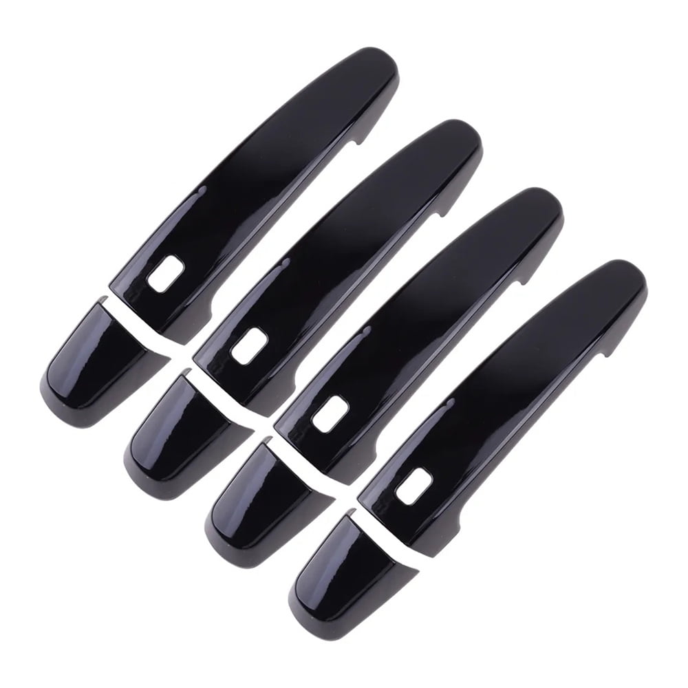 Glossy Black Smart Side Door Handle Covers Trim For Chevrolet Traverse ...