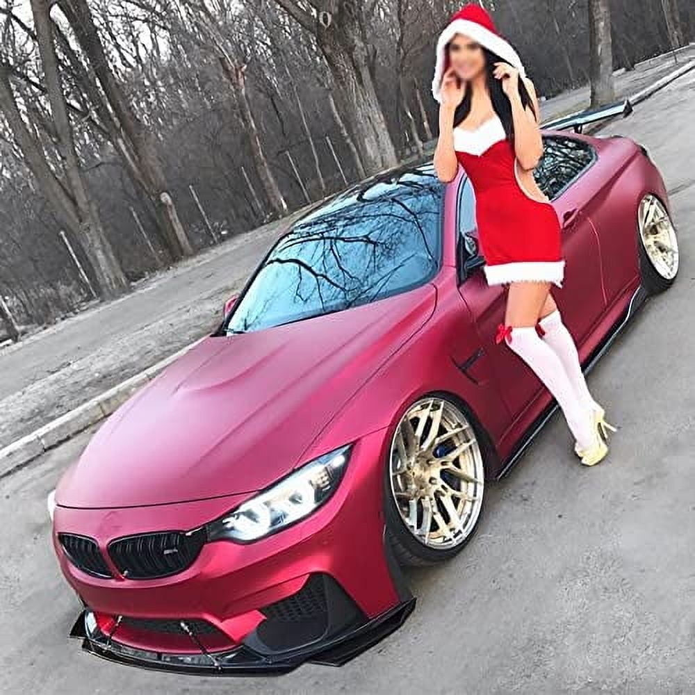 Glossy Black Universal Front Bumper Lip Spoiler Diffuser Body Kits ...