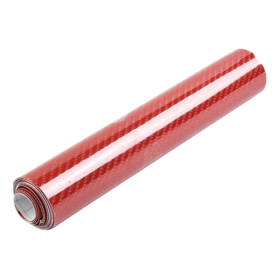 Glossy Carbon Fiber Style Vinyl Car Wrap Sticker Film Roll 20*152Cm ...